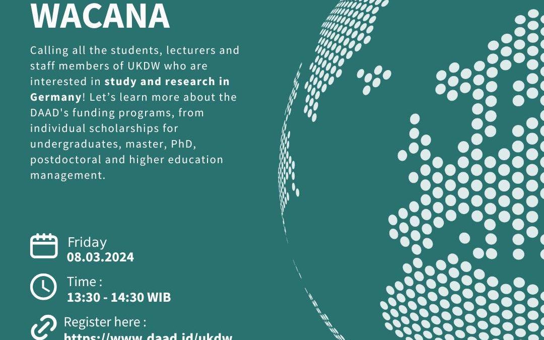 Info Session with DAAD: Study and Research in Germany | Duta Wacana ...