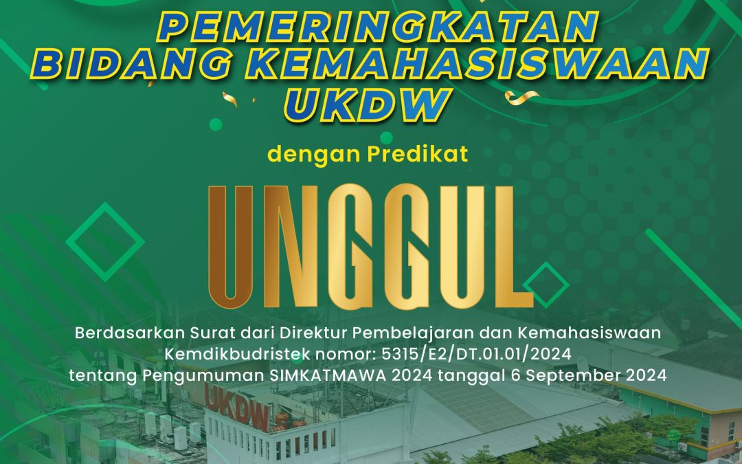 UKDW Earns "Excellent" Rating in Cluster 3 for SIMKATMAWA - Duta Wacana ...