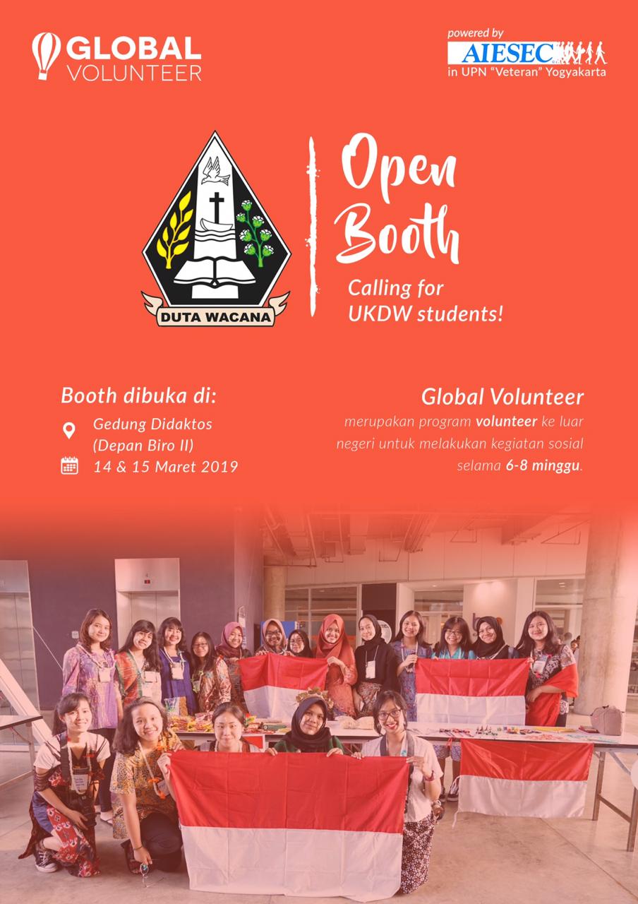 AIESEC Global Volunteer Fair 2019 - Universitas Kristen Duta Wacana | UKDW